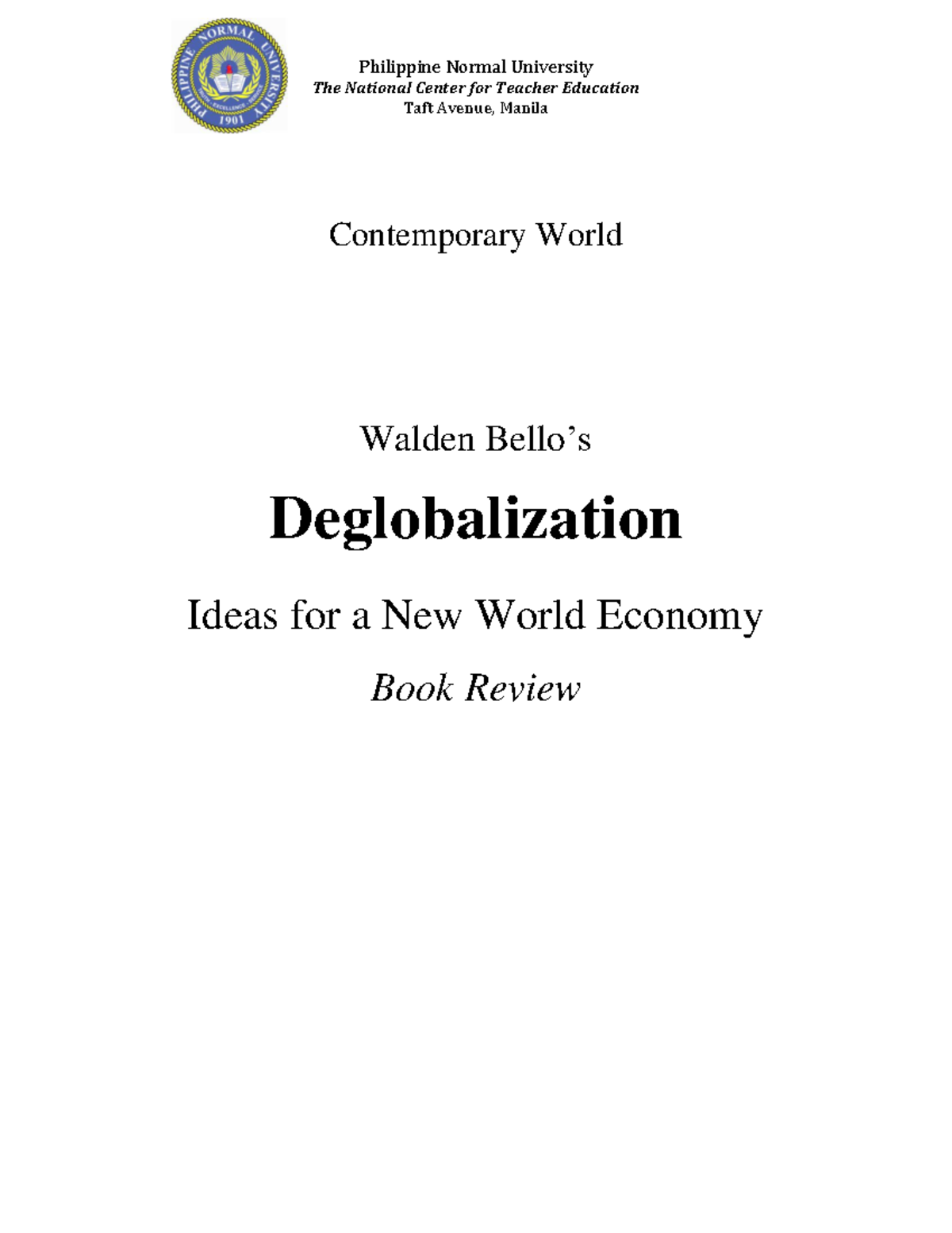 Contemporary World Book Review - The National Center for Teacher ...