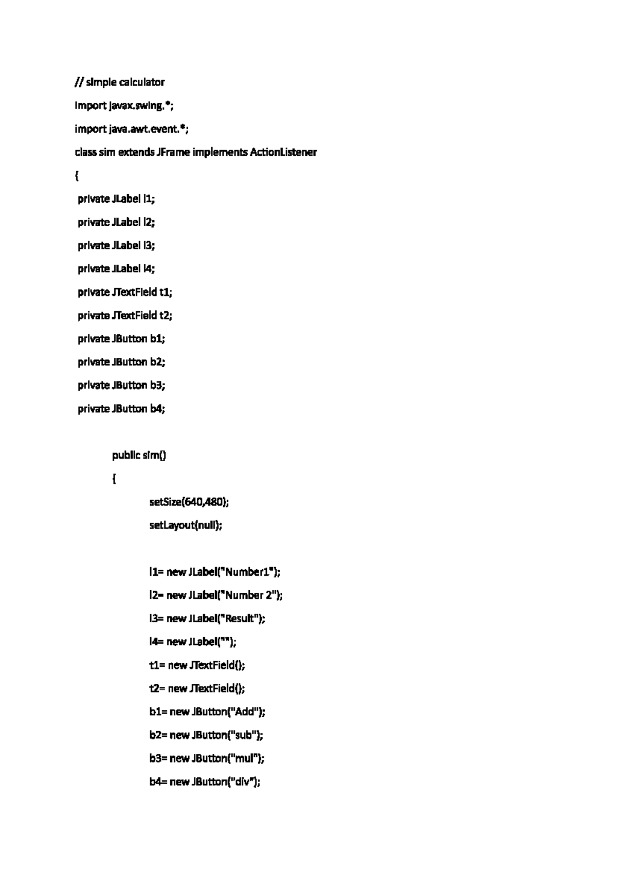 Calcu - Computer science Engineering - Studocu