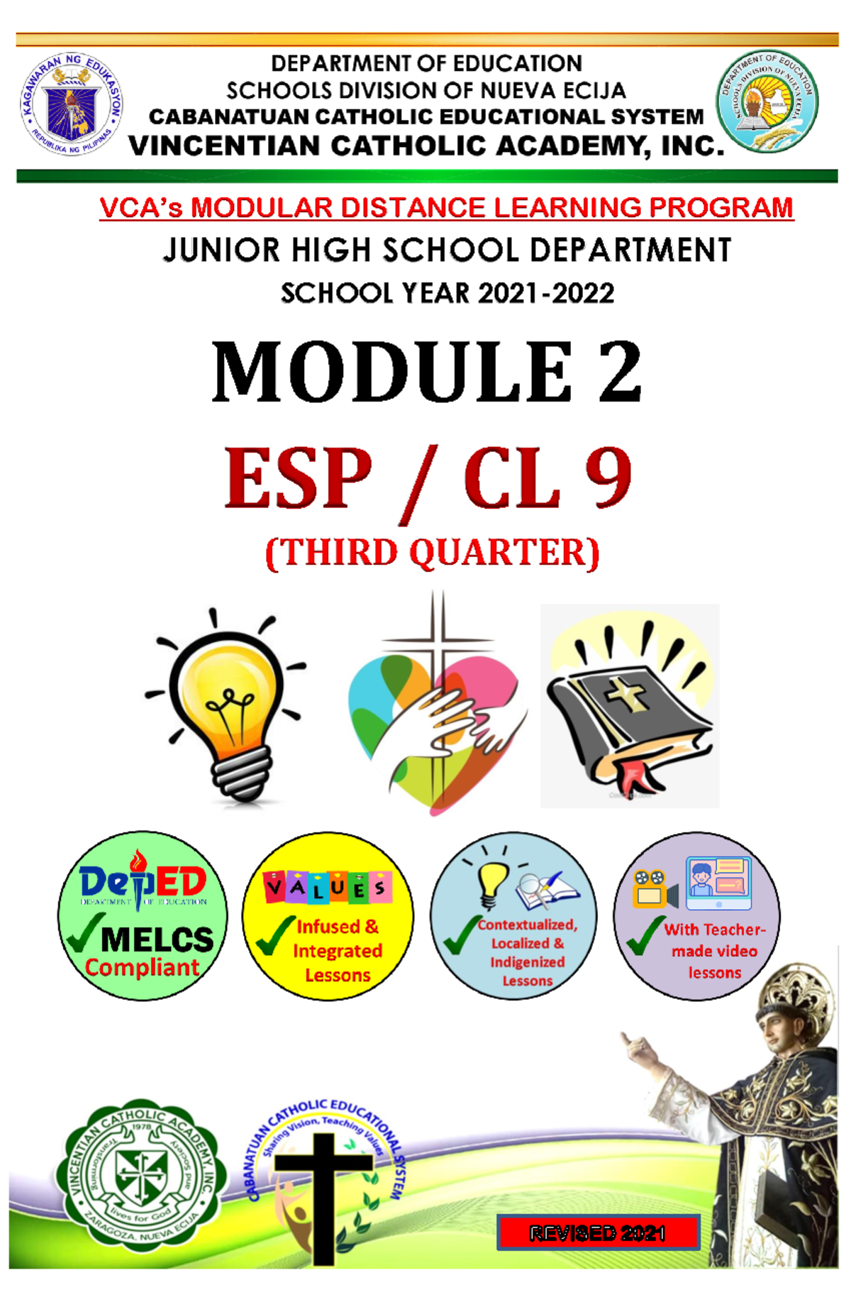 HS Module 2-CL 9 Quarter 3 Revised - 0 | P a g e F O R V C A S T U D E ...