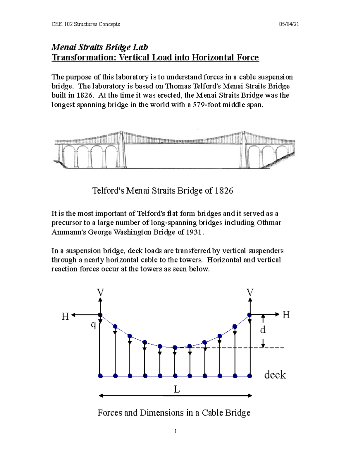2002 Menai - jjjjj - Menai Straits Bridge Lab Transformation: Vertical ...