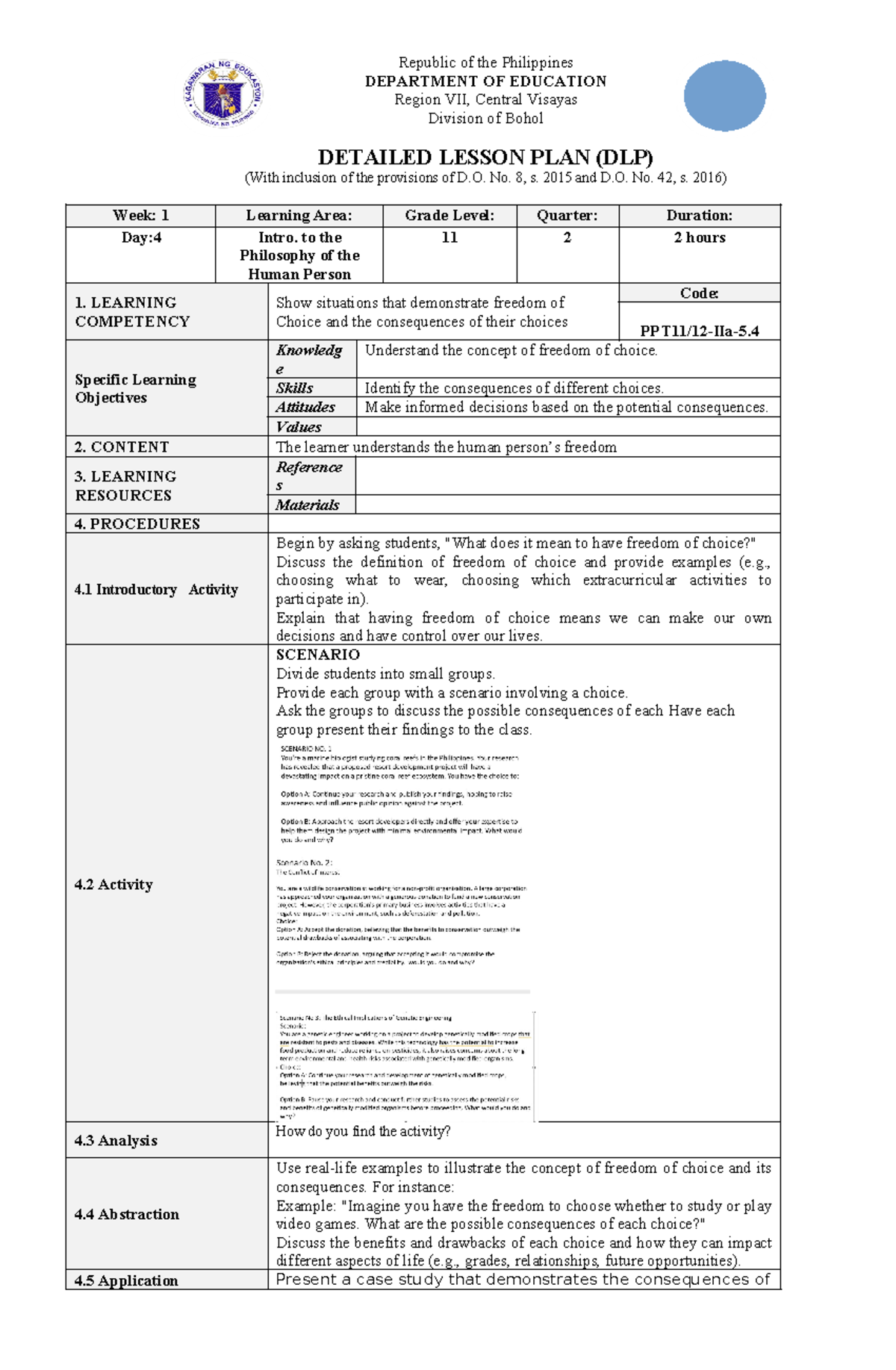 PLP Philo Q2 WK1 DAY 4 - lifetime - Republic of the Philippines ...