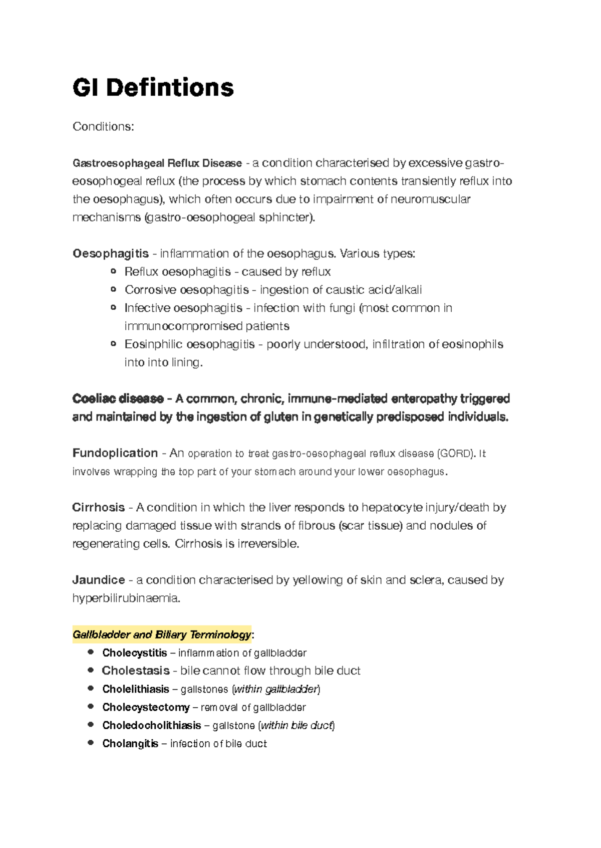 GI Defintions - GI Definitions Common - G I D e f i n t i o n s ...