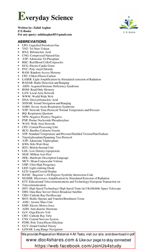 Everydays Science 1000 Most Repeated MCQs by Test Point.pk ٰ ...