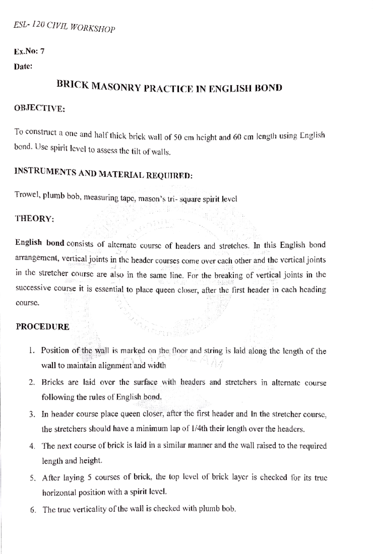 Brick masonry - enjoy as much as you want - 6. The true verticality of ...