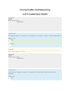 CS2204 - Written Assignment Unit 7 - Further, we need to ensure there is enough time that a ...