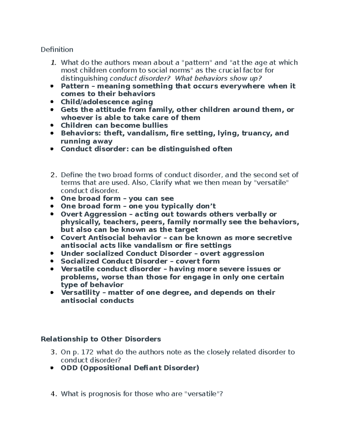 Reading guide 6 - Definition What do the authors mean about a "pattern ...