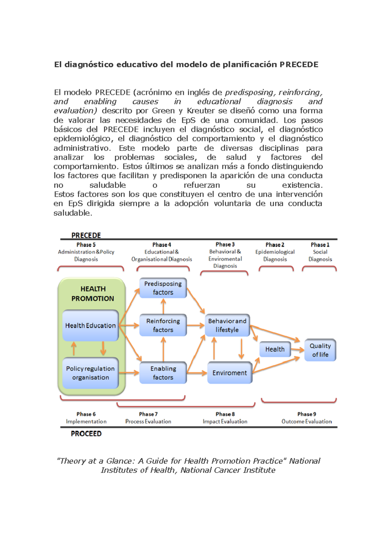 El diagnóstico educativo. Programa Procede - El diagnóstico educativo ...