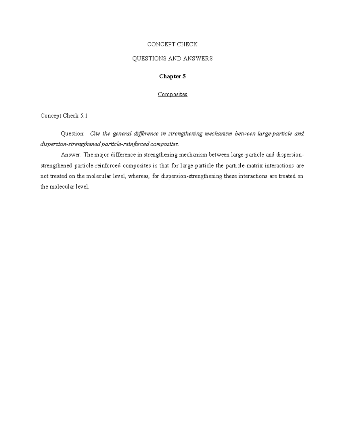 Ch05 - asdadwdwa - CONCEPT CHECK QUESTIONS AND ANSWERS Chapter 5 ...