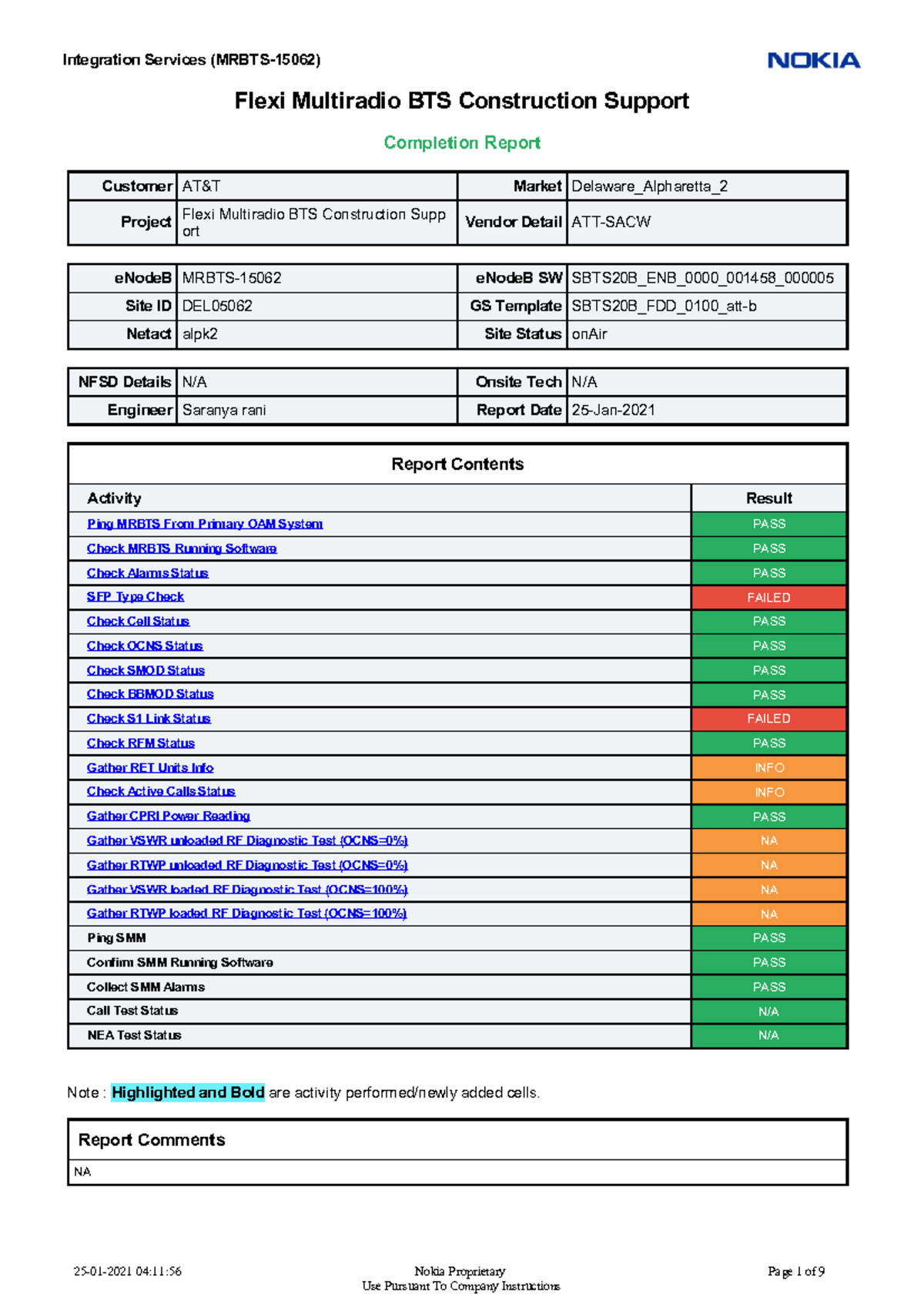DEL05062 Flexi Multiradio BTS Construction Support 01252021 - Flexi ...