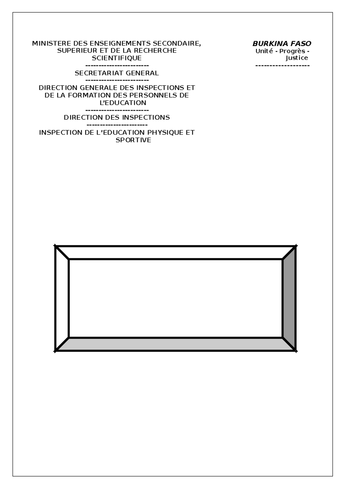 Programme-eps - MINISTERE DES ENSEIGNEMENTS SECONDAIRE, SUPERIEUR ET DE ...