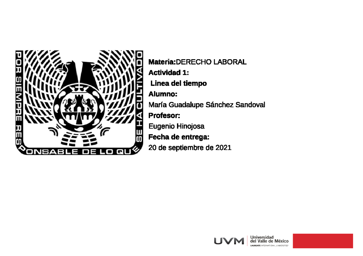 A1 MGSS - MATERIAL DE REPASO - Materia:DERECHO LABORAL Actividad 1 ...