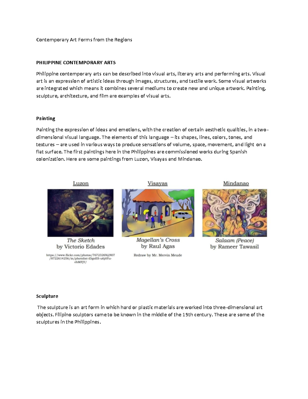 humanities and social sciences related module - Contemporary Art Forms ...