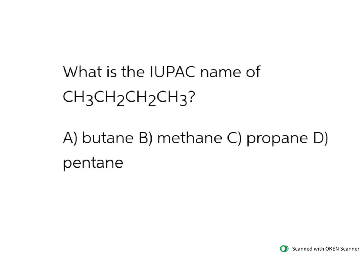 Chemistry 7 - Butane, Carboxylic acid, Ketone - Organic/Inorganic ...