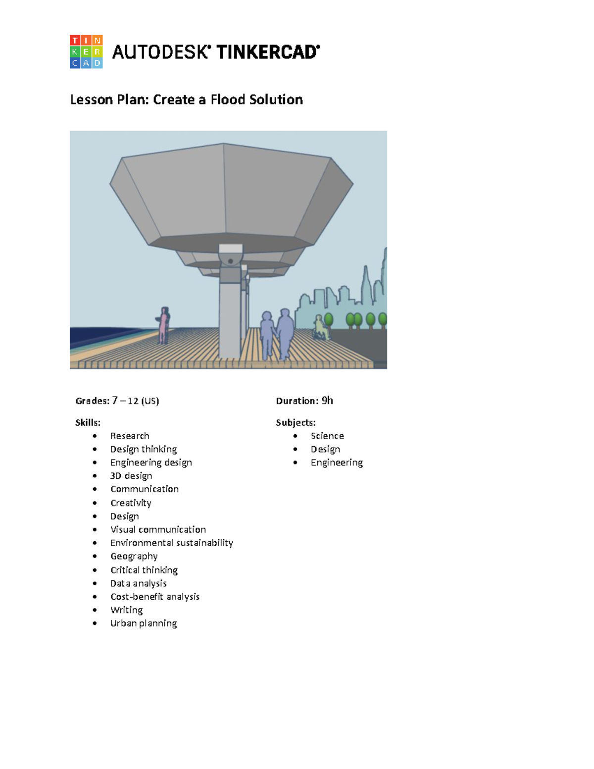 0de442ca - asiefsodi - Lesson Plan: Create a Flood Solution Grades: 7 ...