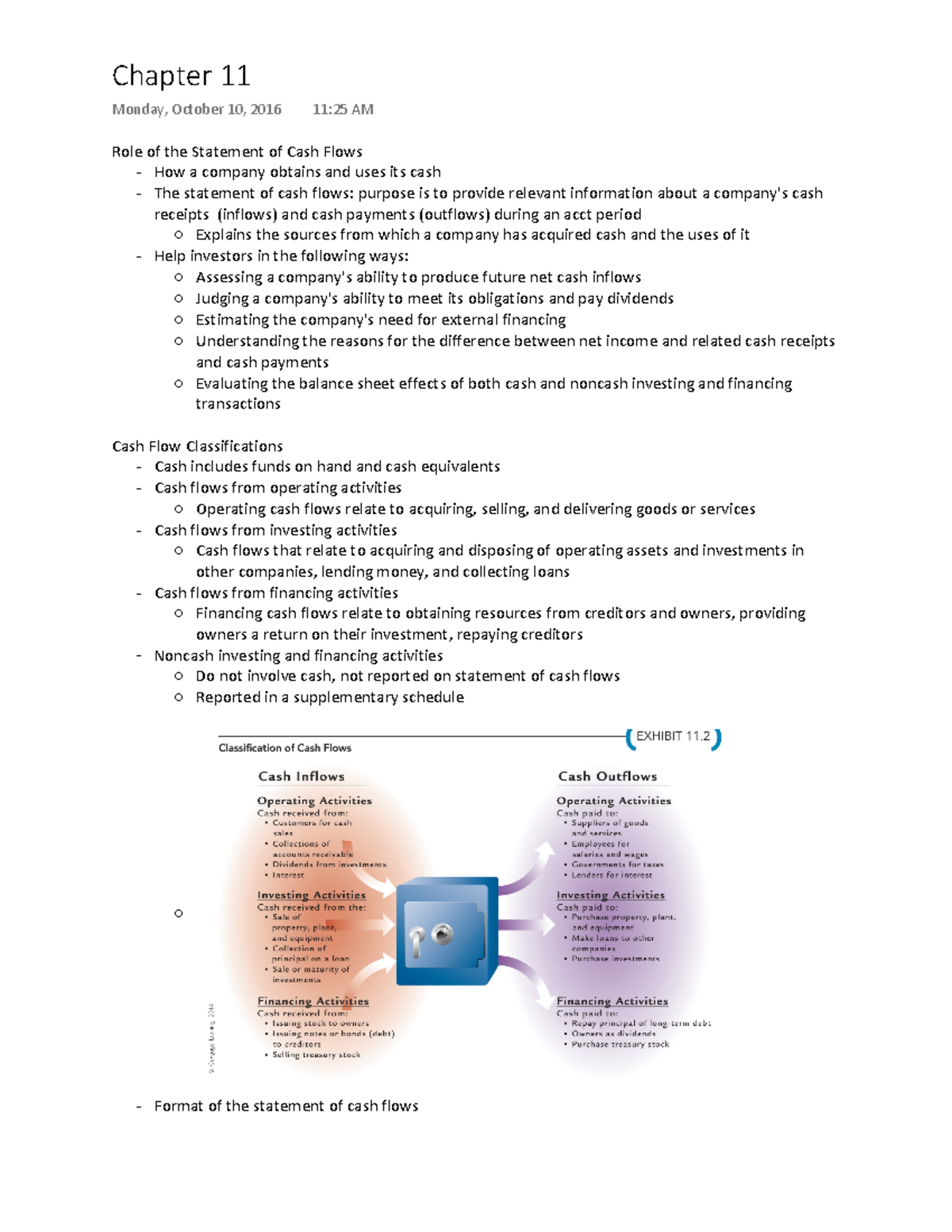 Chapter 11 - Summary Cornerstones of Financial Accounting - FNEC1600 ...
