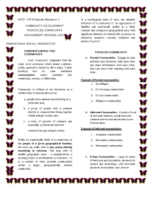 CWTS Module 4 - Environmental Protection - MODULE 4 ENVIRONMENTAL ...