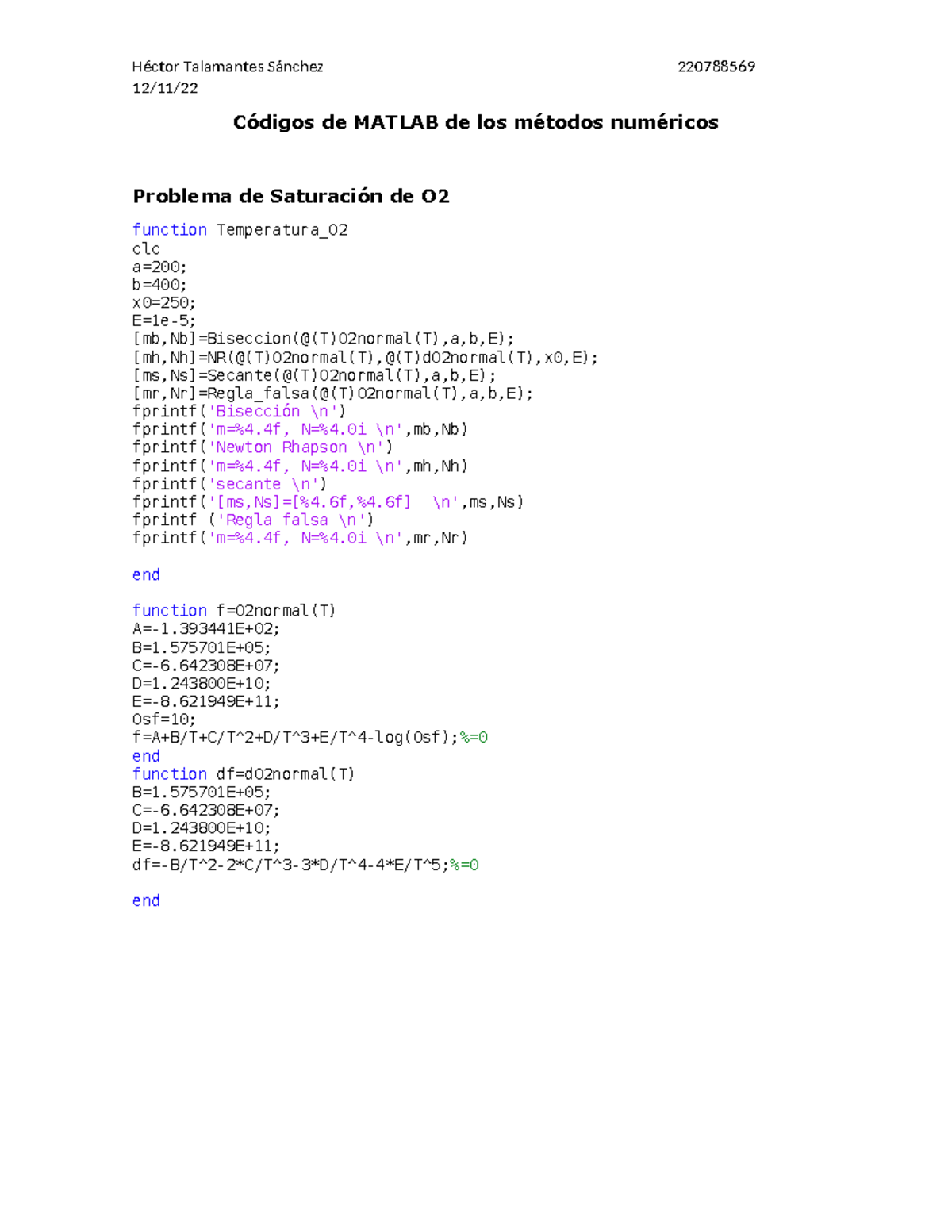 Códigos de Matlab de los métodos numéricos - 12/11/ Códigos de MATLAB ...
