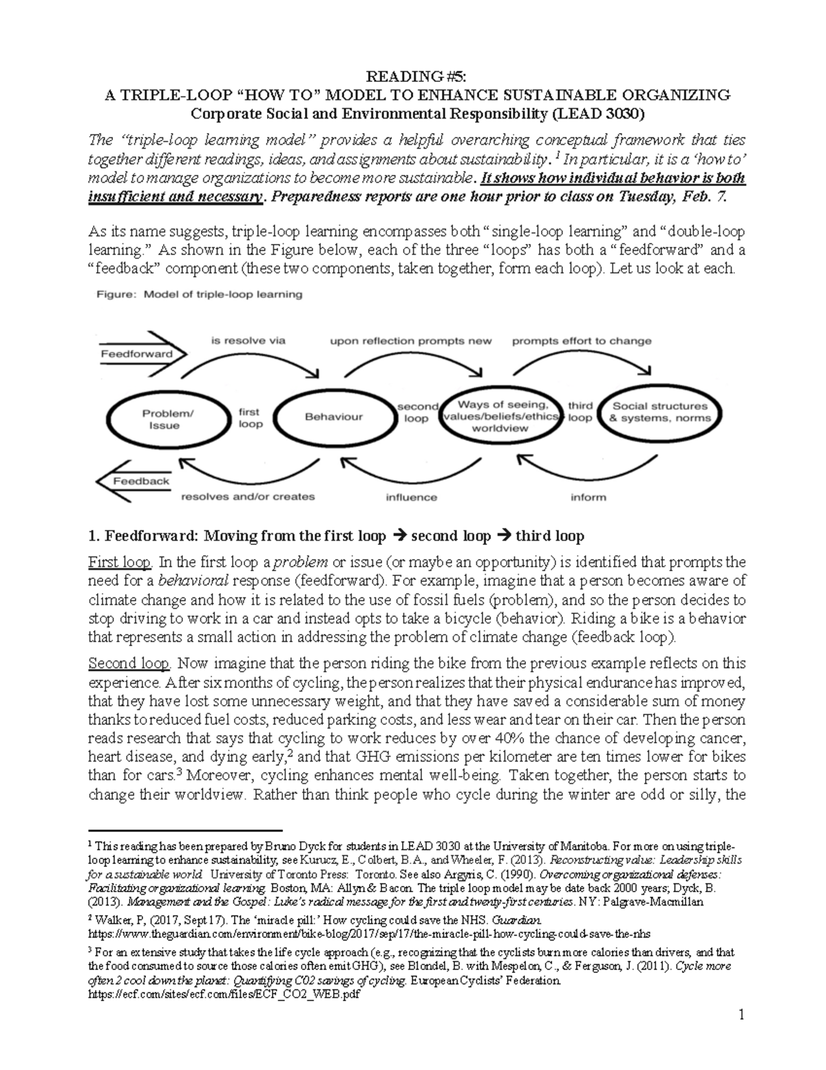 Reading 5.23 Triple loop model - READING #5: A TRIPLE-LOOP “HOW TO ...