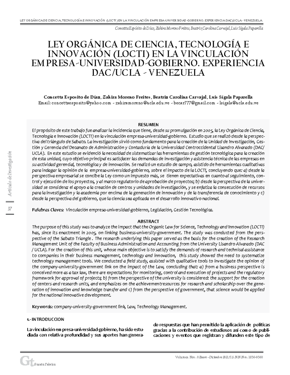 Dialnet-Ley Organica De Ciencia Tecnologia EInnovacion Locti En La ...