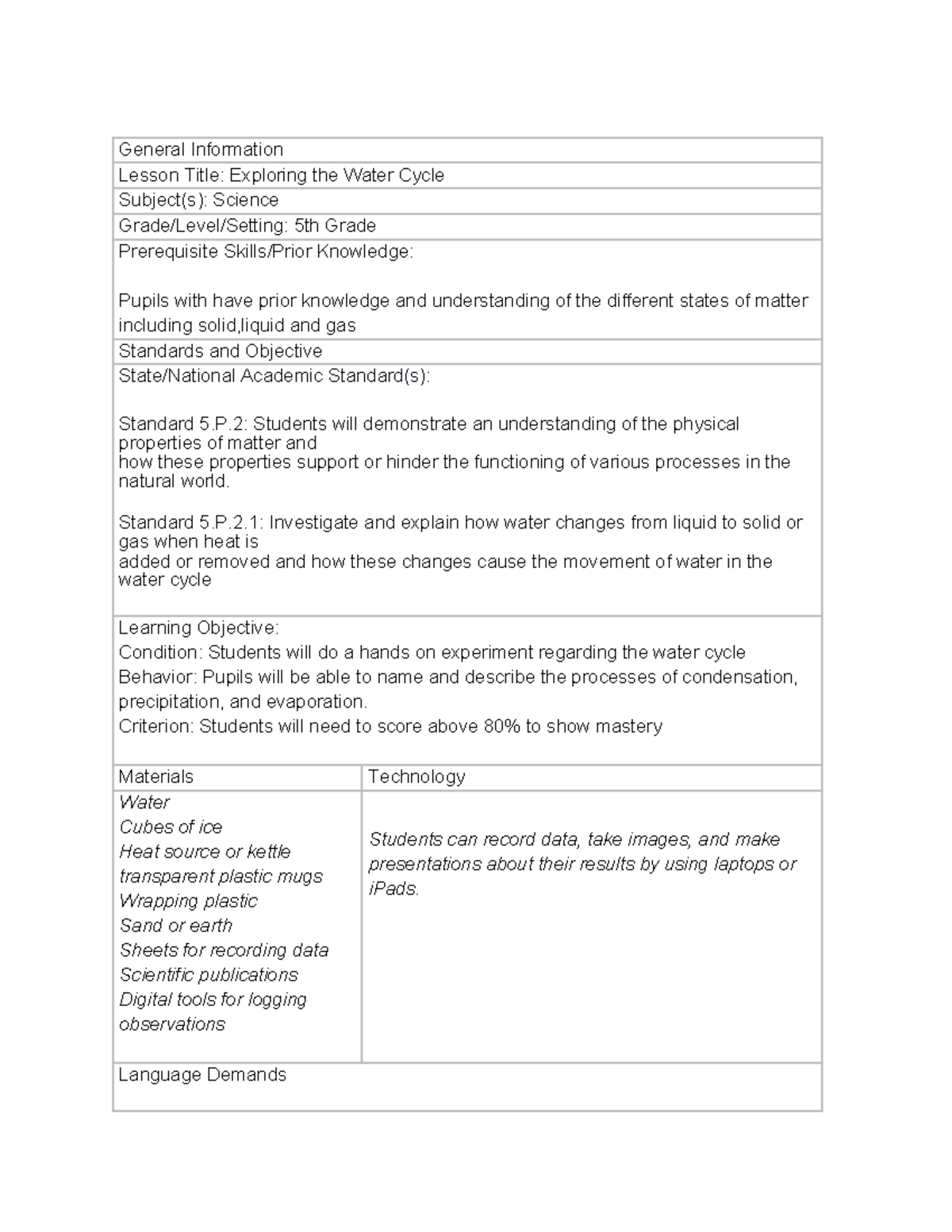 C108 Task 1 - Passed 1st Try - General Information Lesson Title ...