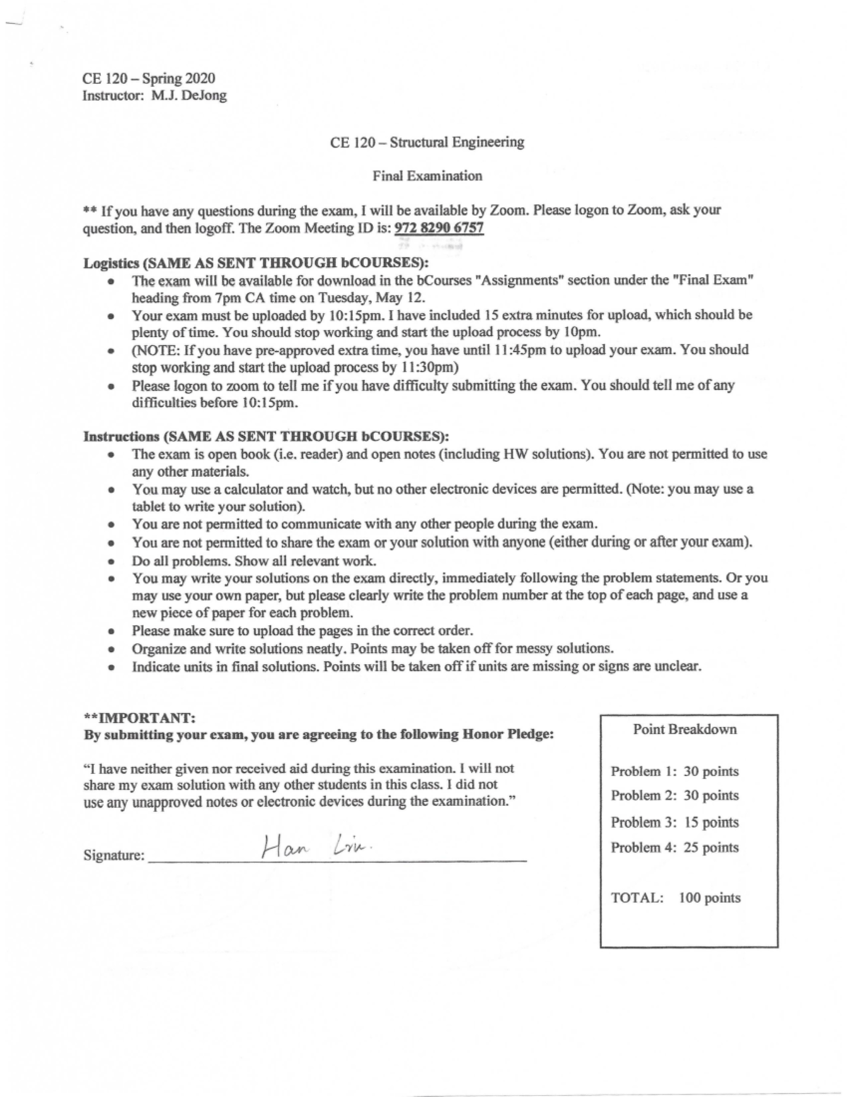 CE120-2020S-Final solution - CIV ENG 120 - Studocu