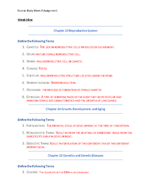 Human Body Week 2 Assignment - Human Body Week 2 Assignment Week Two ...