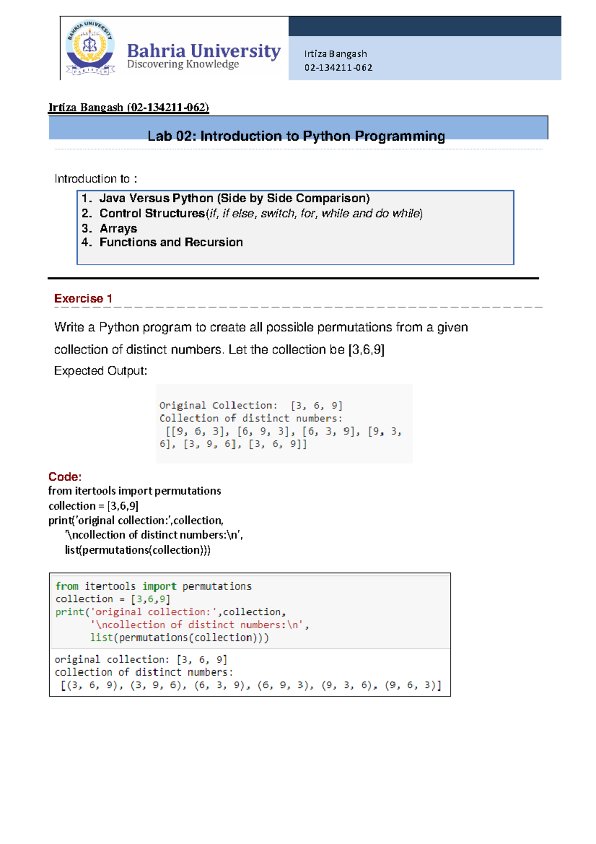 Permutation median - IDSD;L;FDGL'FDLG'DLGSDGL - Irtiza Bangash 02 ...