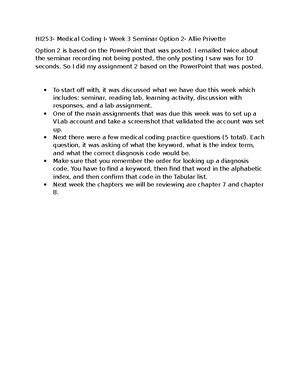 Unit 8 Lab Assignment 2 - Some Questions and answers - Rykia Huffman, a 21-year-old female ...