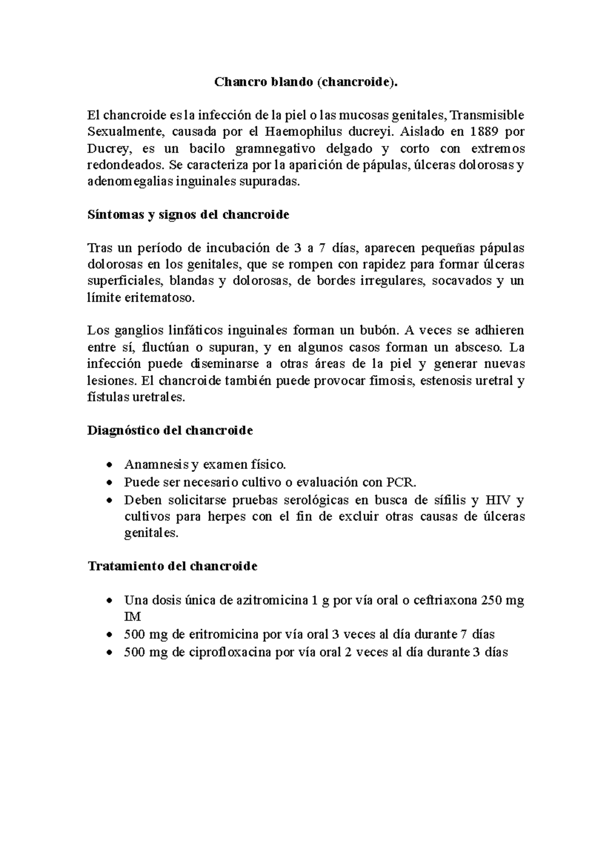 Chancro blando - El chancroide es la infección de la piel o las mucosas ...