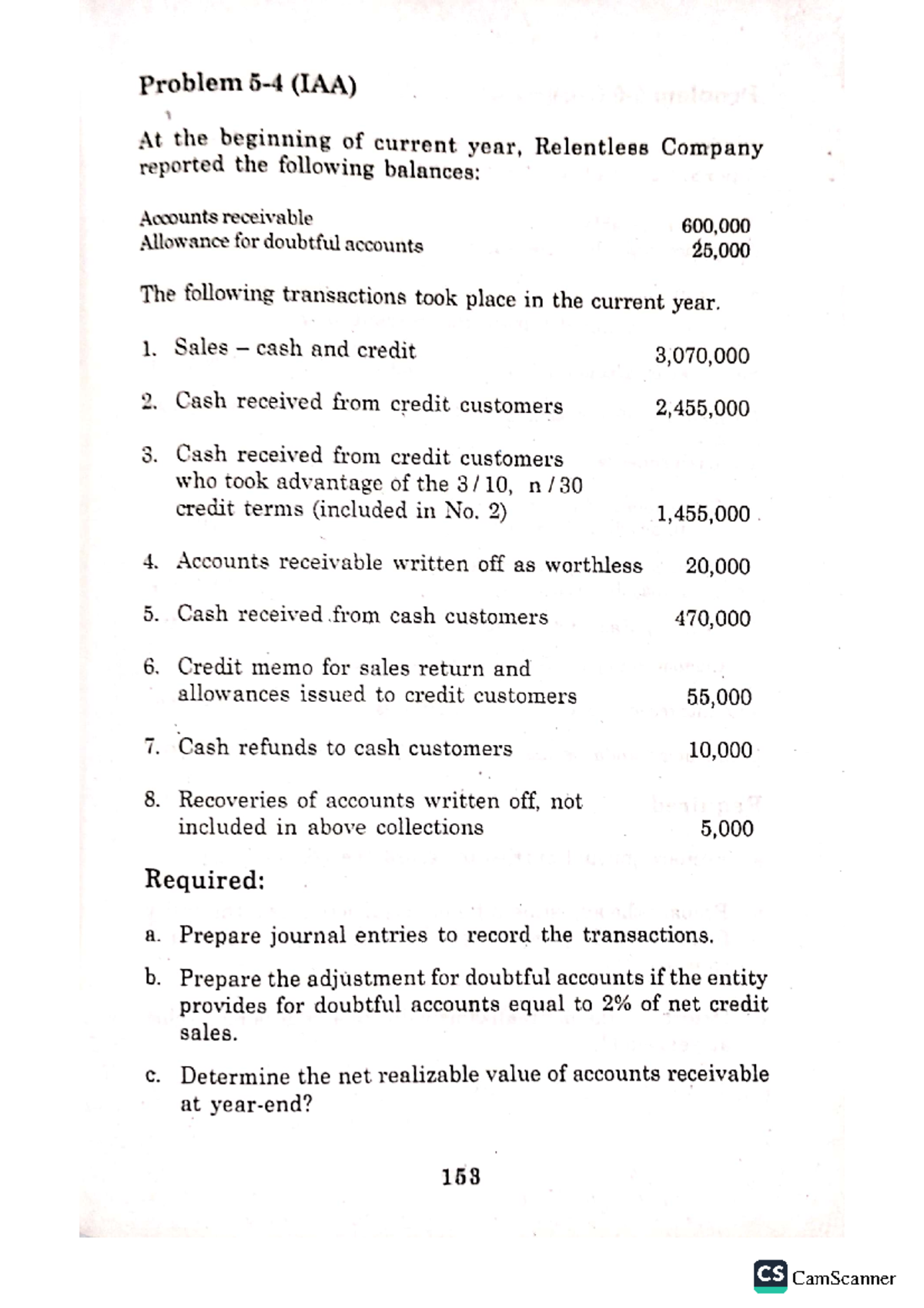 Problem 5 - Intermediate Accounting (Volume one) 2021 edition by: Valix ...