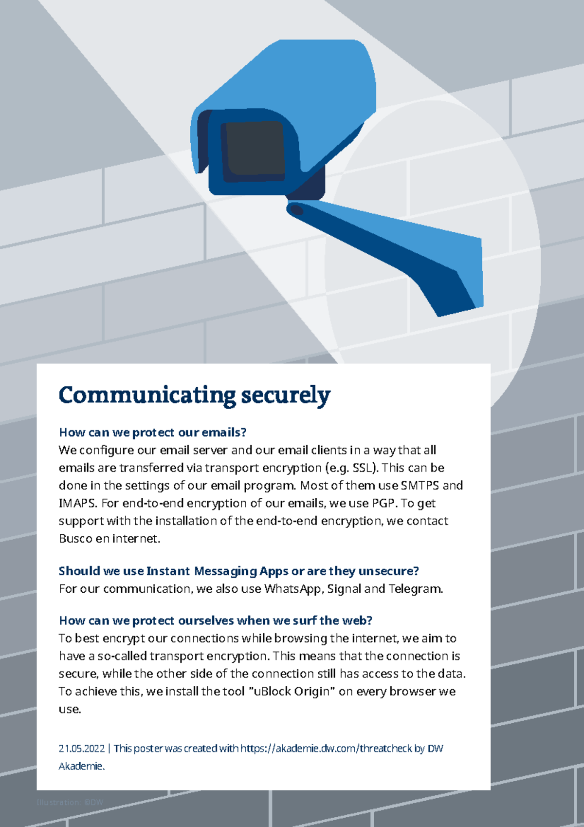 Threatcheck poster-communicatingsecurely 2022-05-21 05-53 - Communicating securely How can we ...