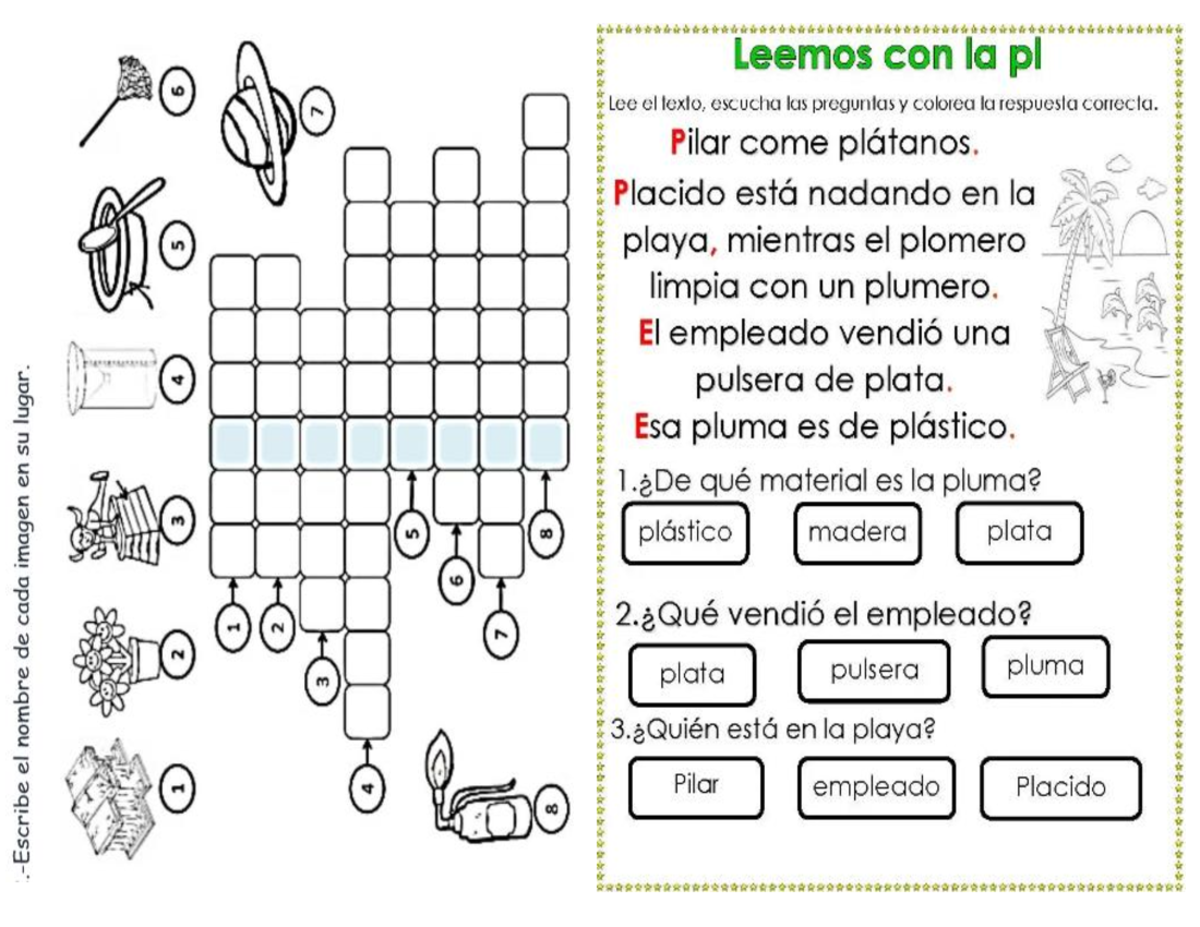 Crucigrama PLA PLE PLI 1RO 2023 - Creatividad e Innovacion - Studocu