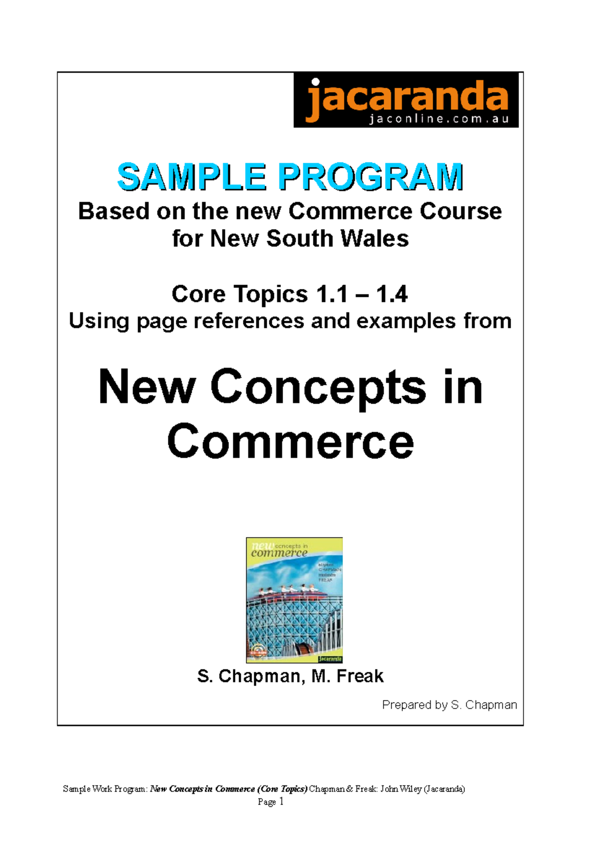 Ncc-work-prog - notes - SAMPLE PROGRAMSAMPLE PROGRAM Based on the new ...