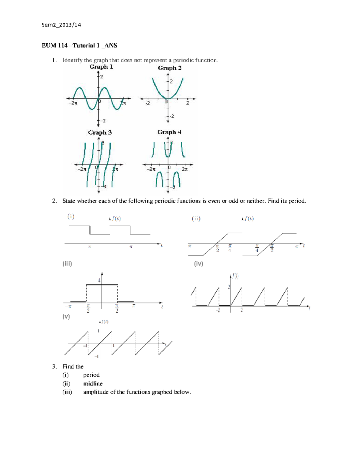1 Tutorial-1 - Tutorial 1 - Sem2_2013/ EUM 114 –Tutorial 1 _ANS ...