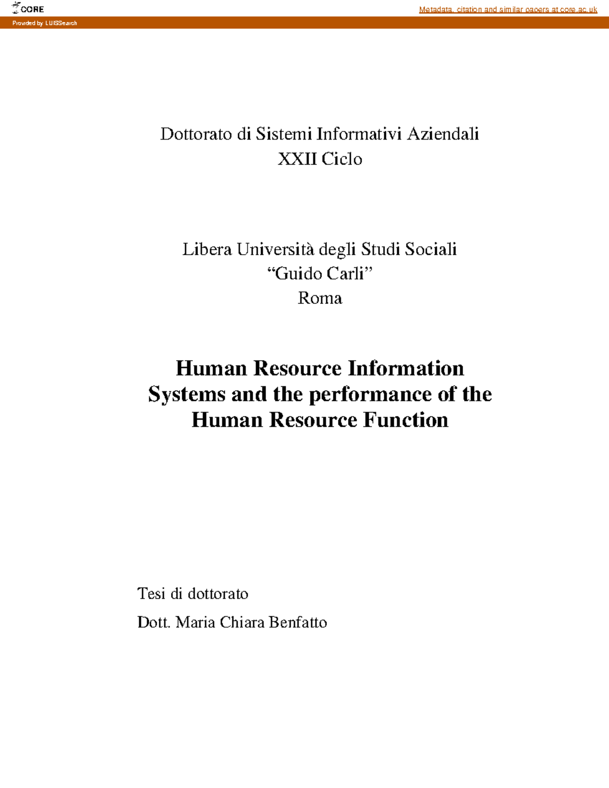 4 - Notes - Dottorato di Sistemi Informativi Aziendali XXII Ciclo ...