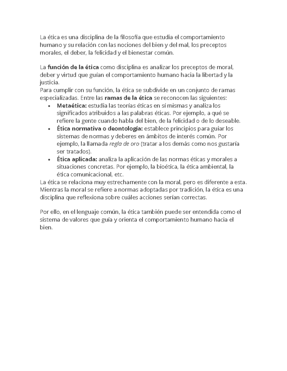 ética - Definición - La Ètica es una disciplina de la filosofÌa que ...