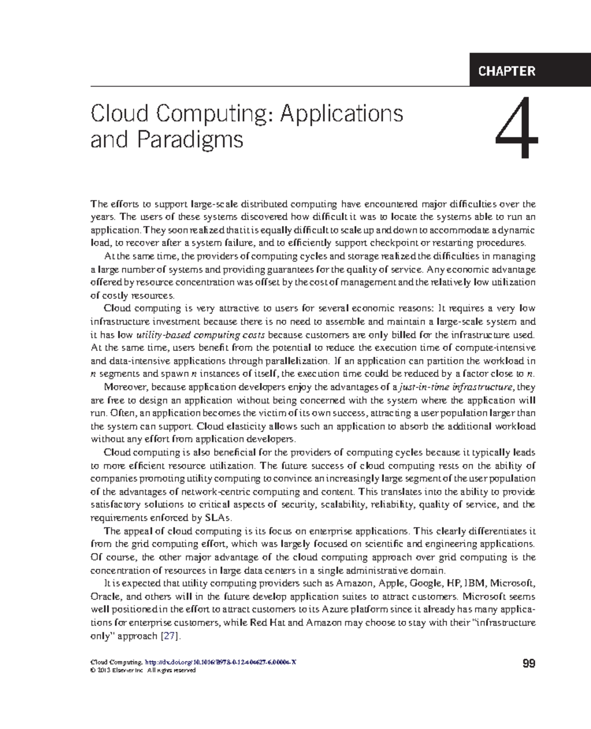 Chapter 04 - Cloud Computing, Applications and Paradigms - CHAPTER ...