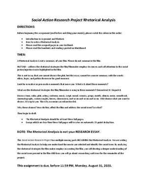 Playlist assignment - An Annotated Playlist Compose a playlist that ...
