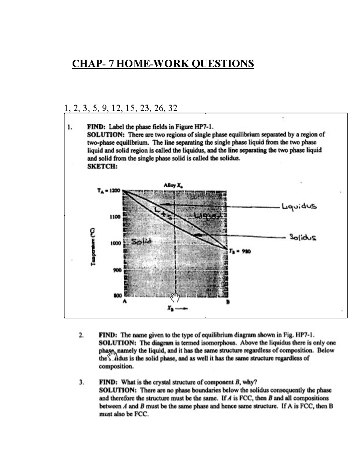 HMW 7s - Homework Problems - 7 QUESTIONS 1, , 2, 3, 5, 9, 12, 15, 23 ...