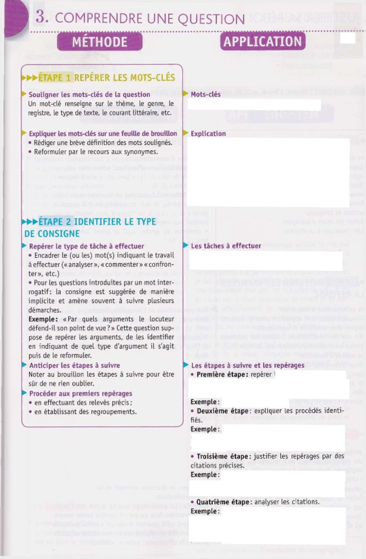 Fiche Méthode - Comprendre une question - 3. COMPRENDRE UNE QUESTION ...