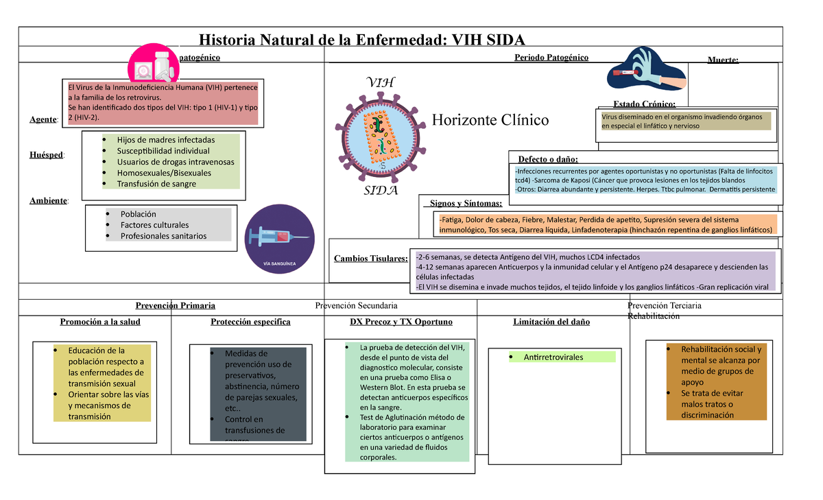 VIH SIDA - buena informacion - Agente : Huésped : Ambiente : Historia ...