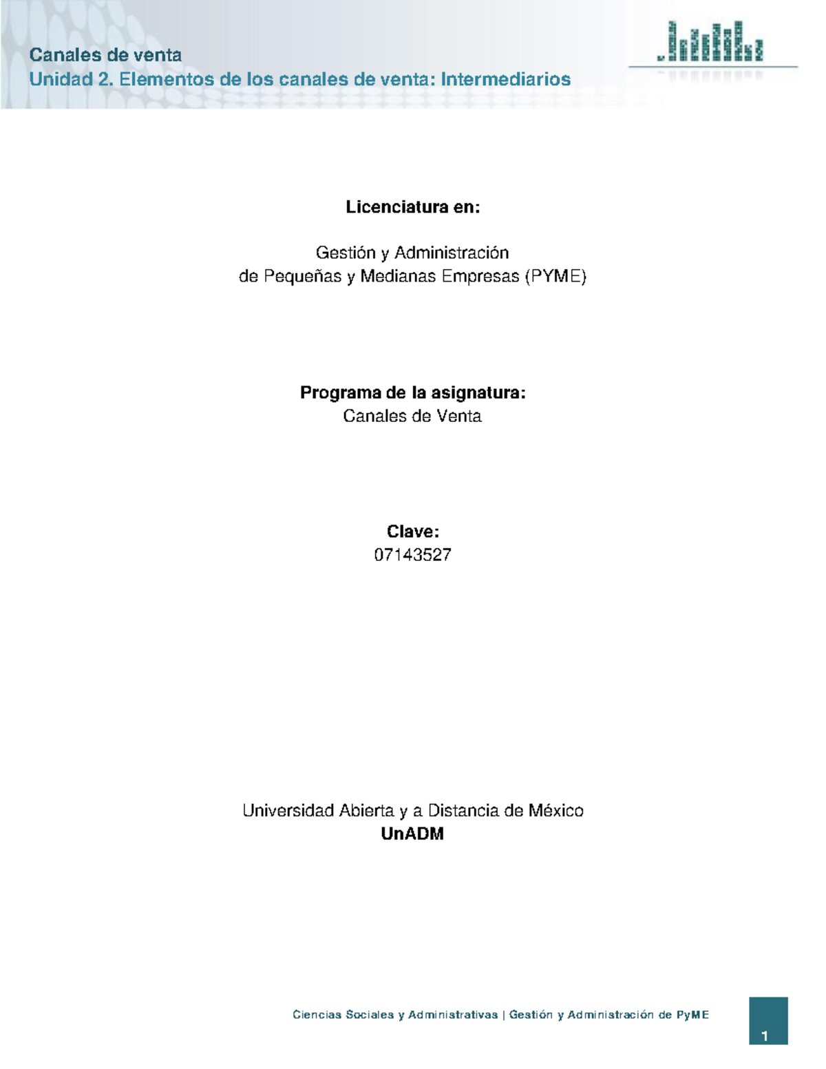 GCAV U2 Contenido - bbbbbbbbbbbbbbbbbbbb - Unidad 2. Elementos de los ...