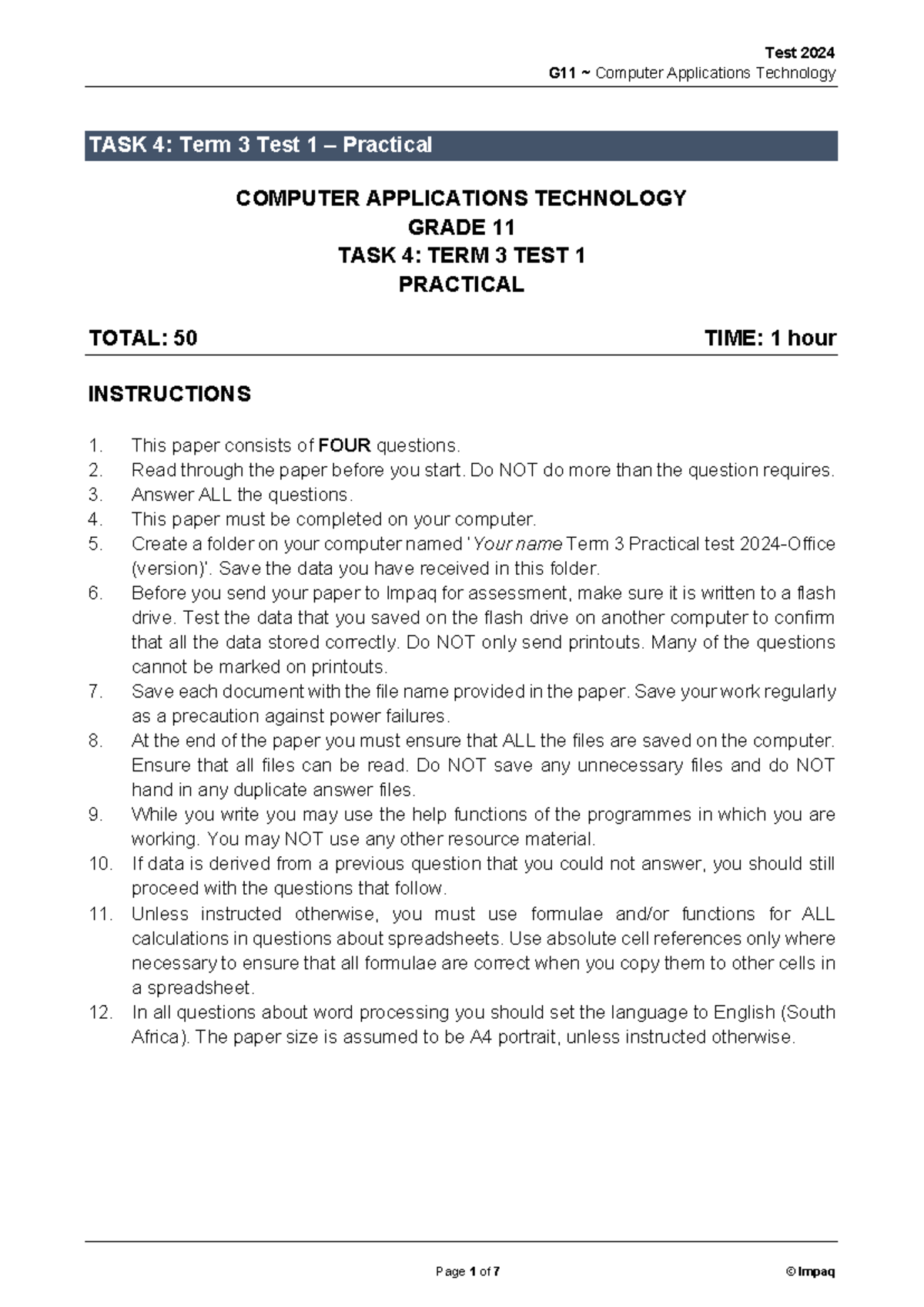 2411 E CAT TT03 04 - hfhryrfyuj - G11 ~ Computer Applications ...