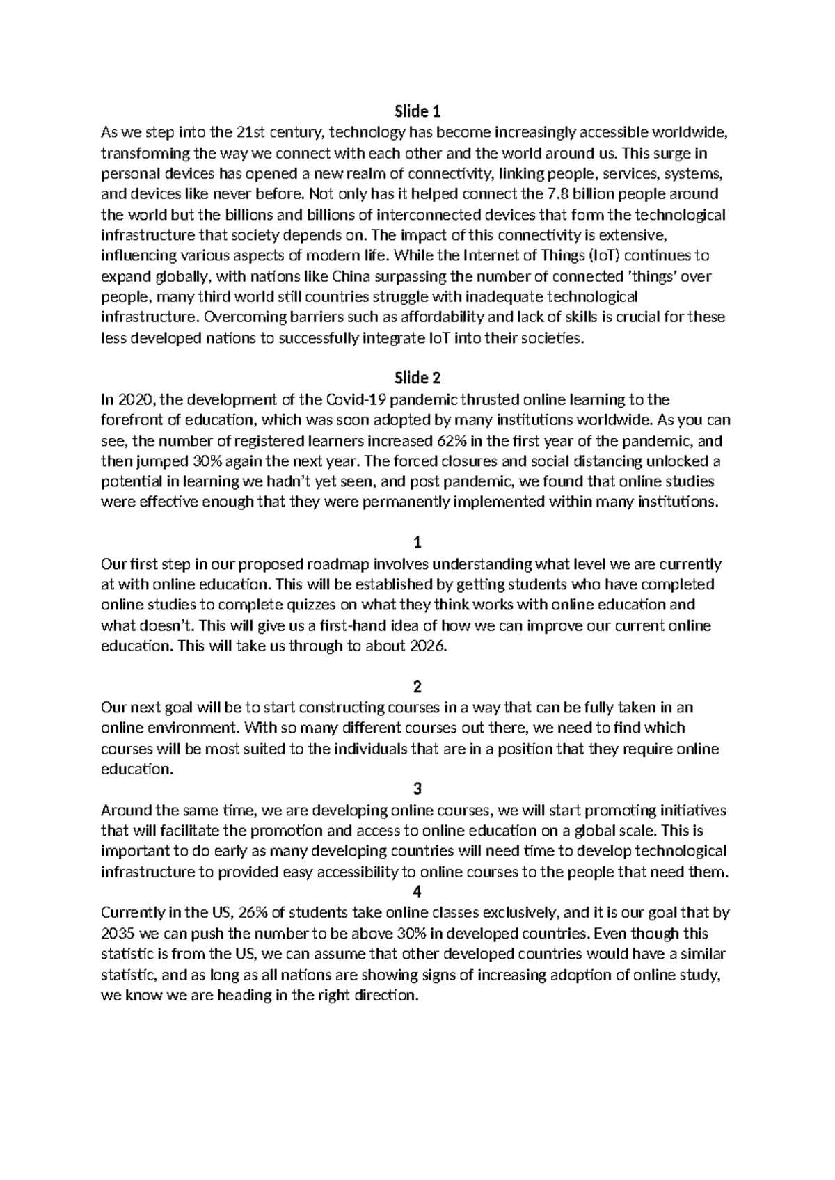 Final script sc1101 - Slide 1 As we step into the 21st century ...