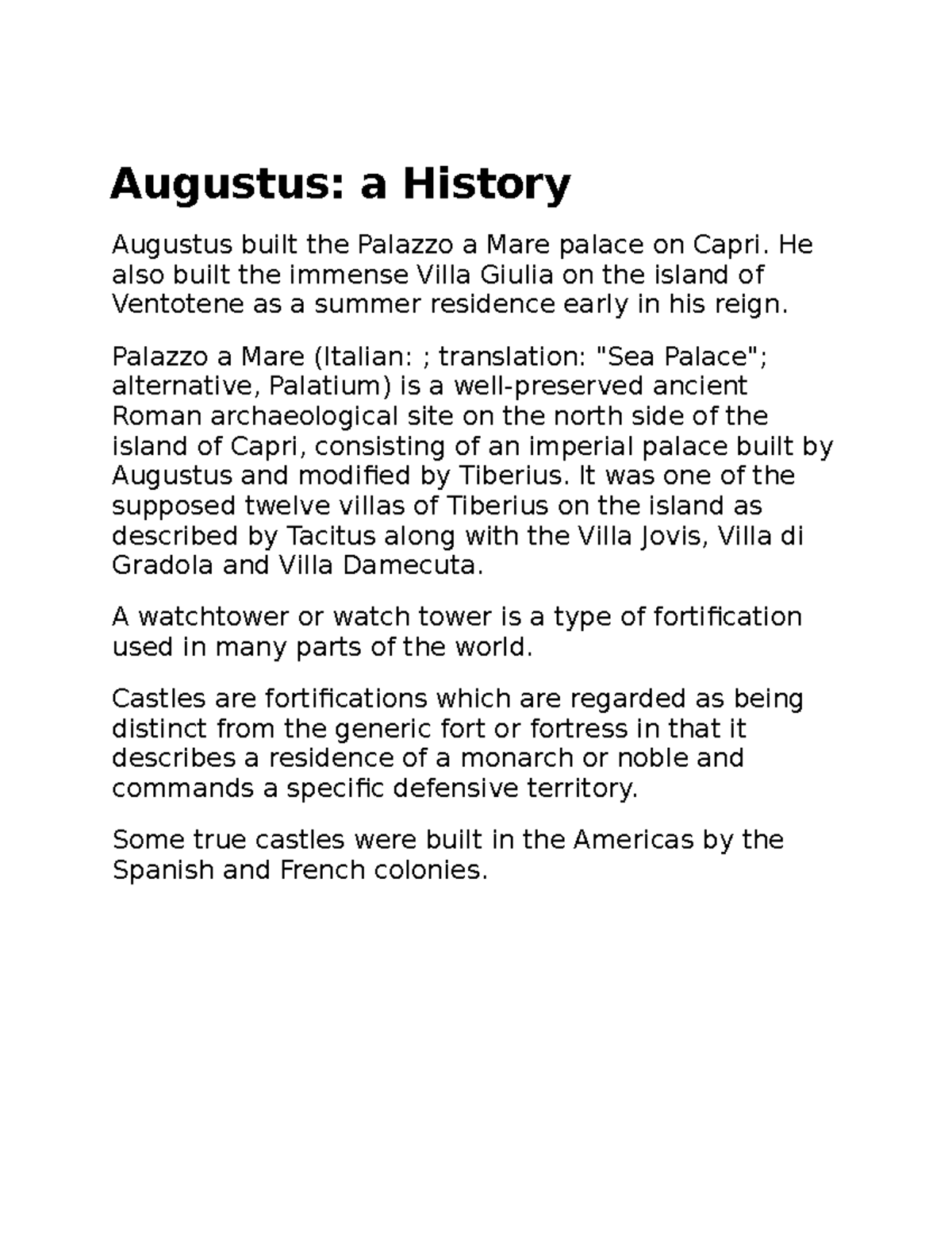 15 GED103 Augustus - This essay is a historical analysis of notable ...