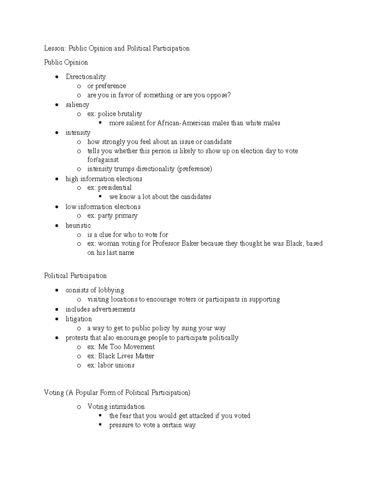 Public Opinion and Political Participation - Holder (2012) - pre ...