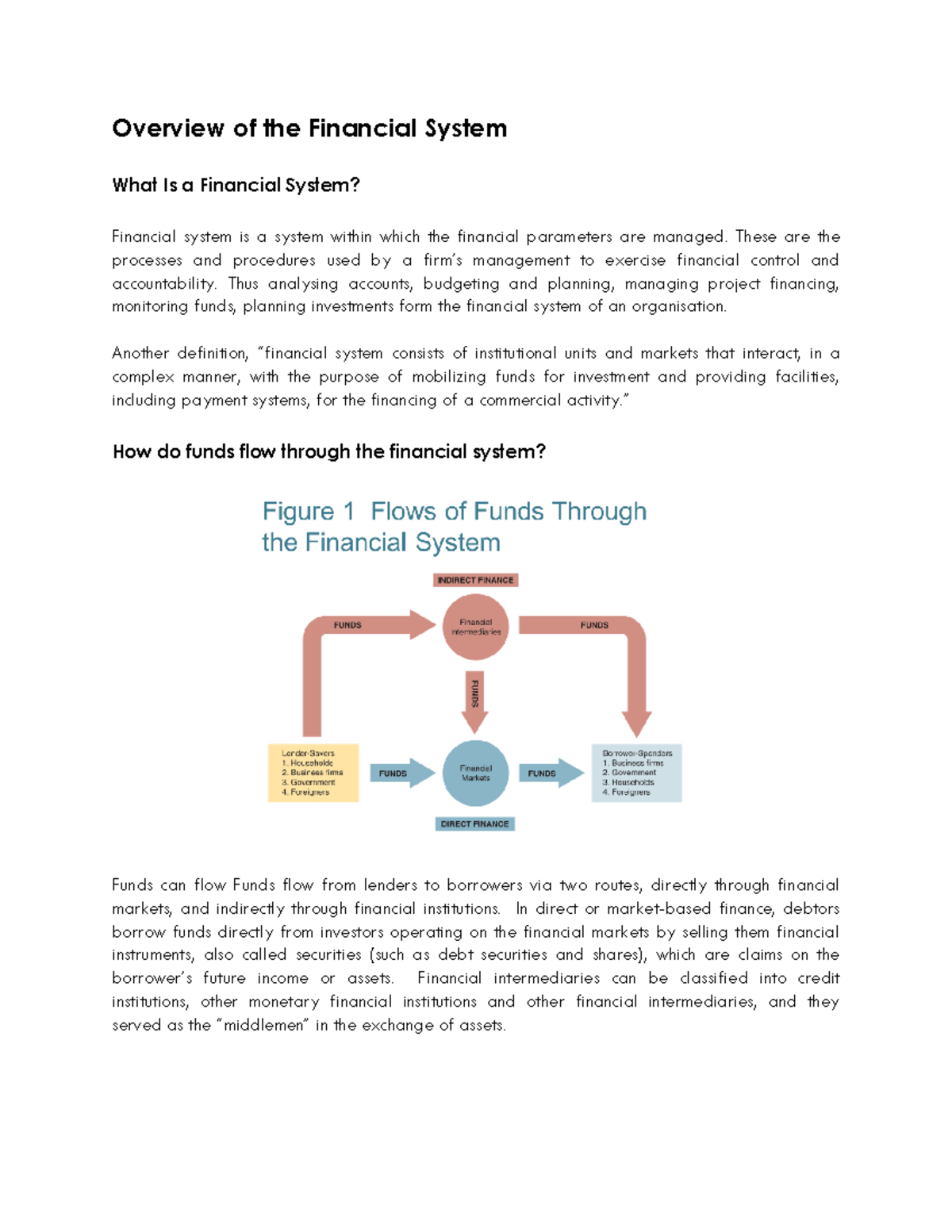 Flores, Nicole A. Overview of Financial System - Accountancy - DMMMSU ...