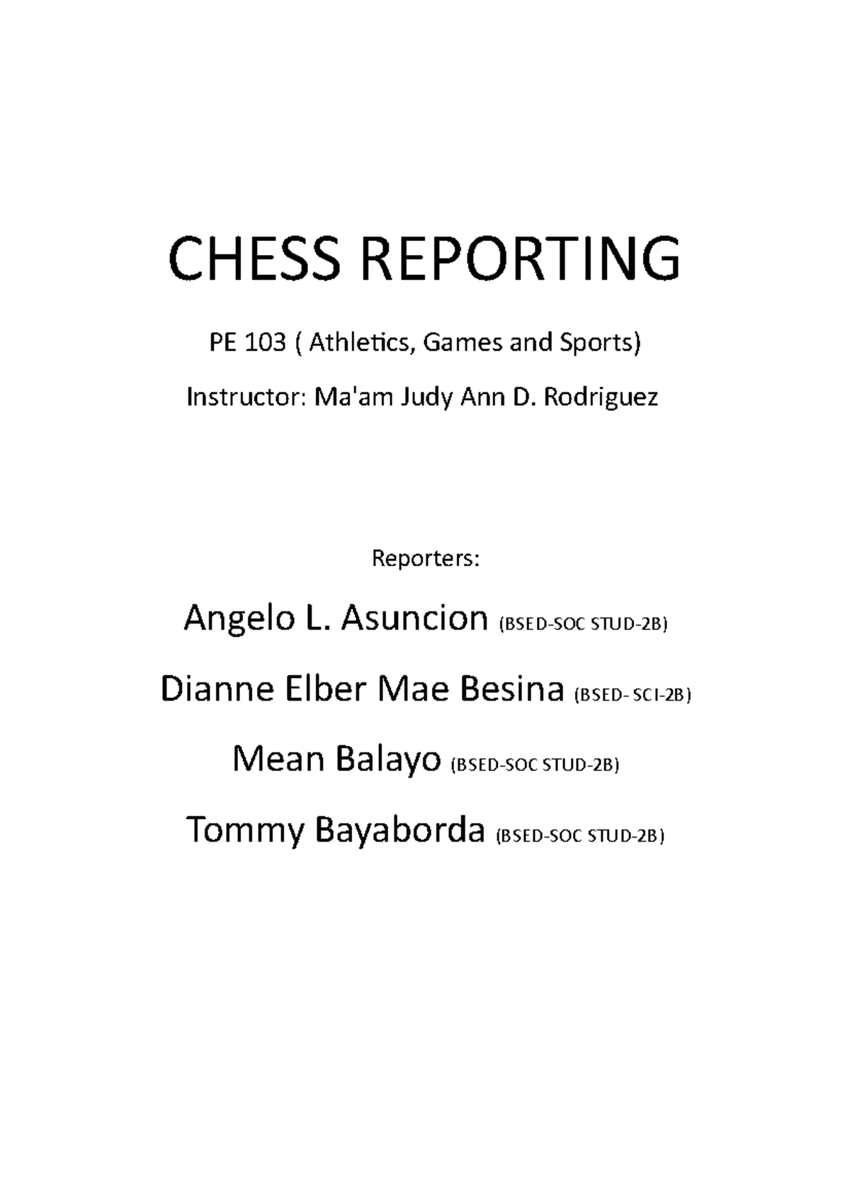 Local media 2353774027529873949 - CHESS REPORTING PE 103 ( Athletics ...
