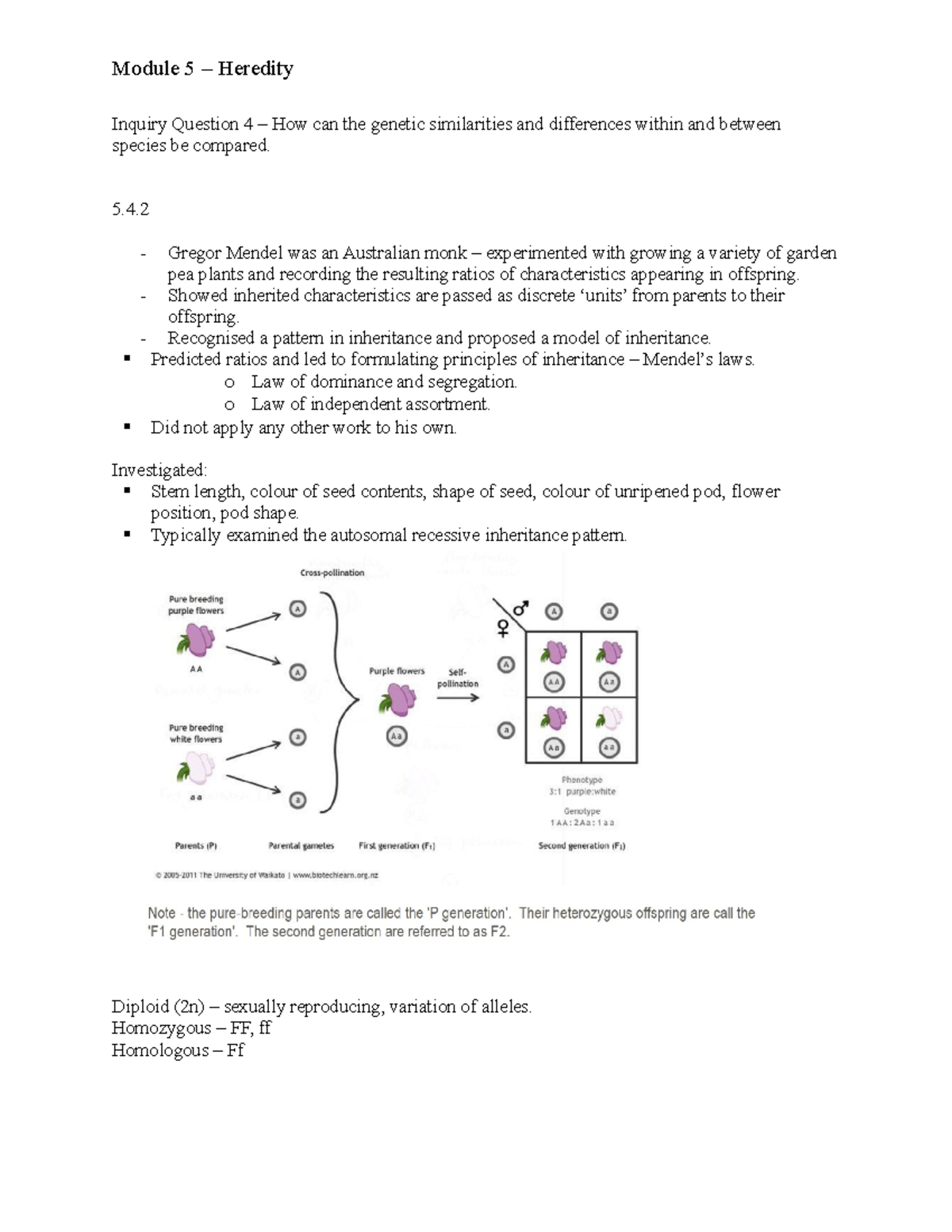 Bio Mod 5 IQR 4 - Biology Module 5 Inquiry Question 4 Notes - Inquiry ...