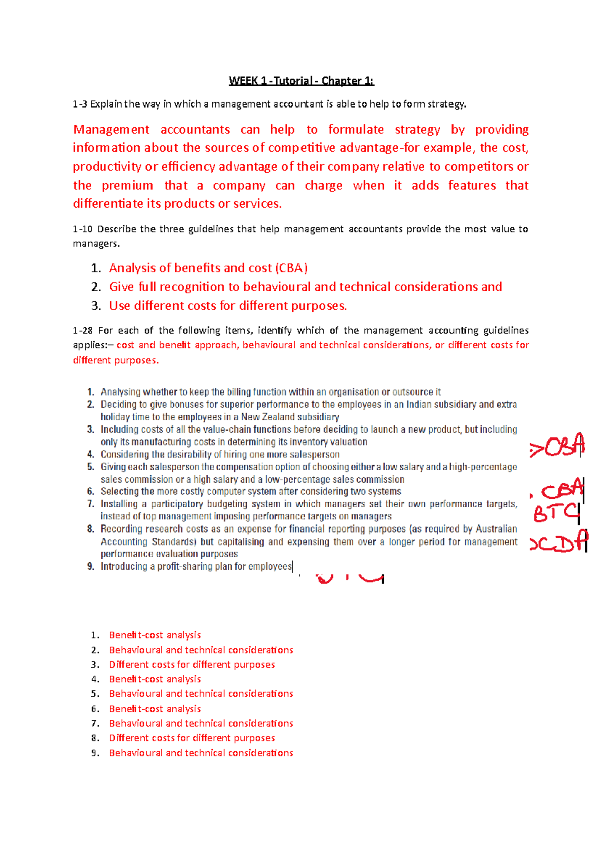 Tutorial 1-solutions done in class - WEEK 1 -Tutorial - Chapter 1: 1-3 ...